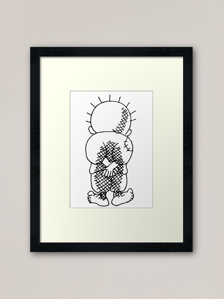 "Handala حنظلة" Framed Art Print for Sale by shorouqaw1 | Redbubble