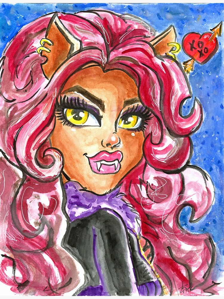"Clawdeen Wolf - Monster High " Sticker by Boekenoogen | Redbubble