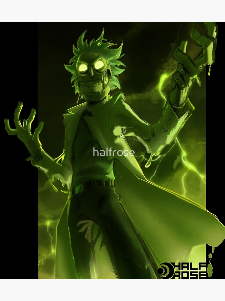 "The toxic rick" Poster for Sale by halfrose | Redbubble
