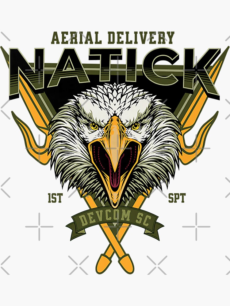 "Natick Aerial Delivery Eagle 1st SPT" Sticker for Sale by ado-toi ...