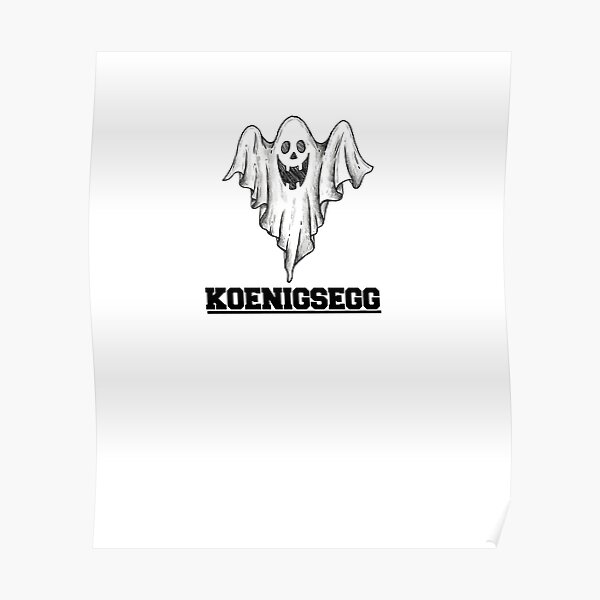 "Koenigsegg Ghost" Poster for Sale by youngle | Redbubble