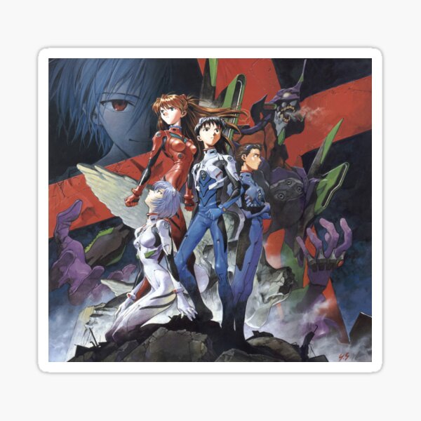 "Neon Genesis Evangelion" Sticker for Sale by taroxstudio | Redbubble