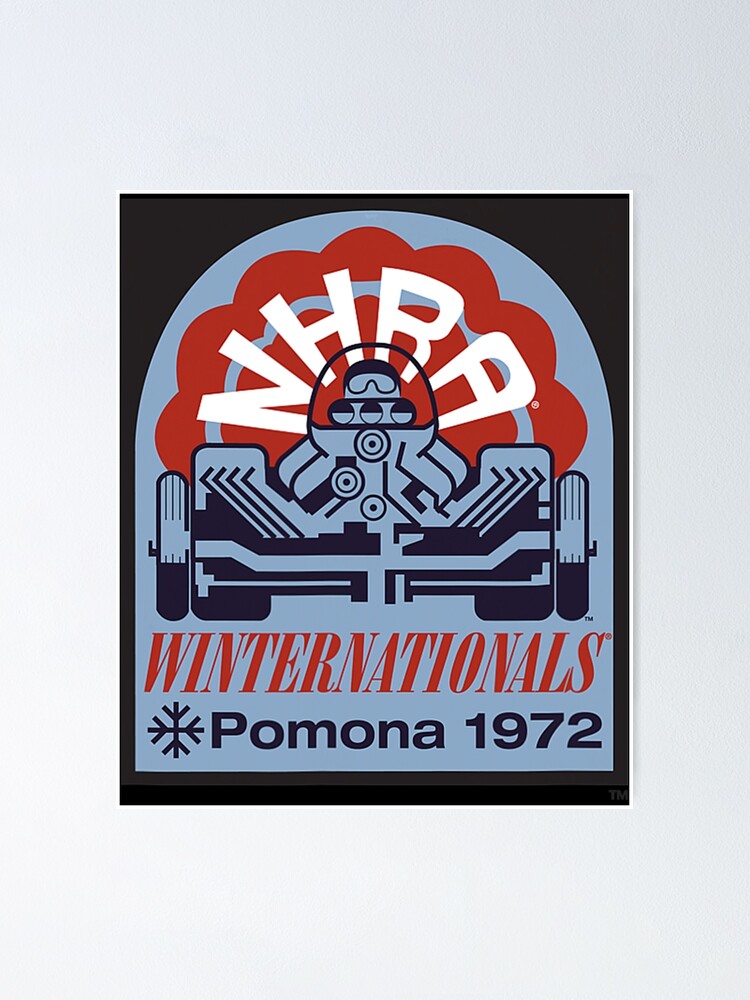 "NHRA 1972 Winternationals" Poster for Sale by instructivepike | Redbubble