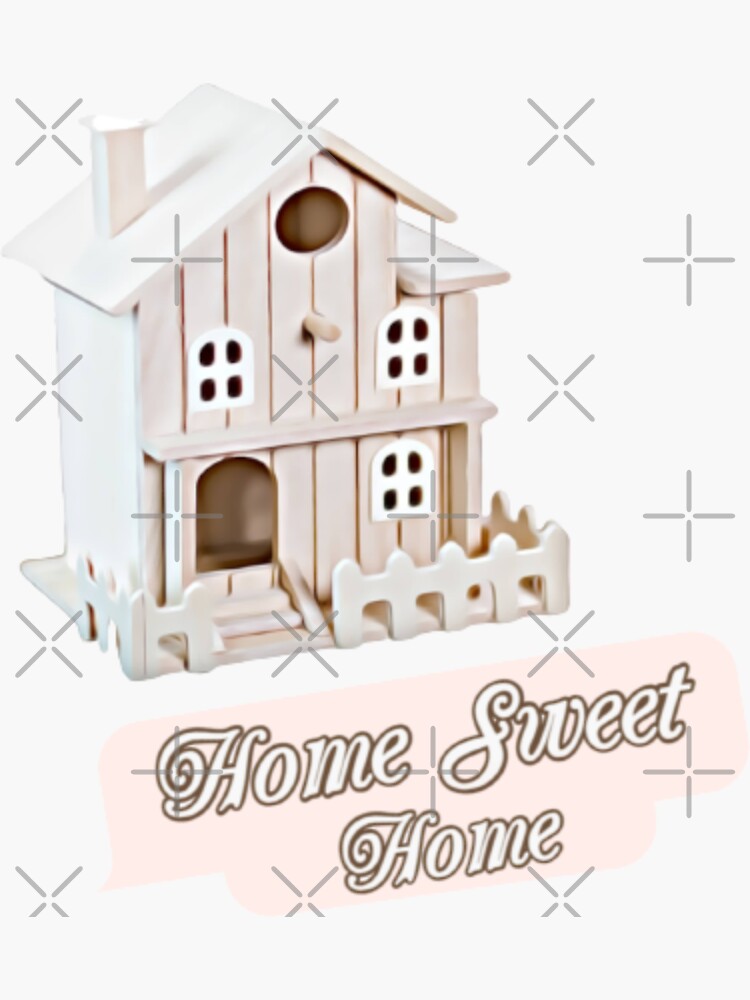 "Home Sweet Home" Sticker for Sale by Quill-Design | Redbubble