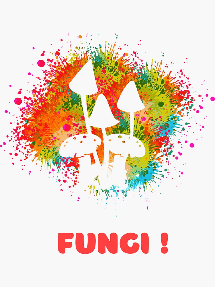 "Mushroom Hunter Fungi Foraging " Sticker for Sale by ArtCHYOU | Redbubble