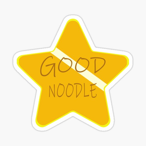 "noodle star " Sticker for Sale by Louokman | Redbubble