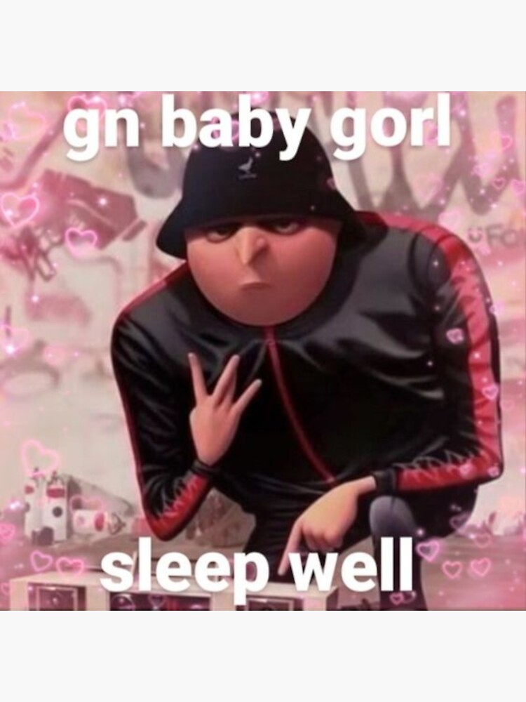 "Funny GoodNight Meme " Sticker for Sale by Bermudis | Redbubble