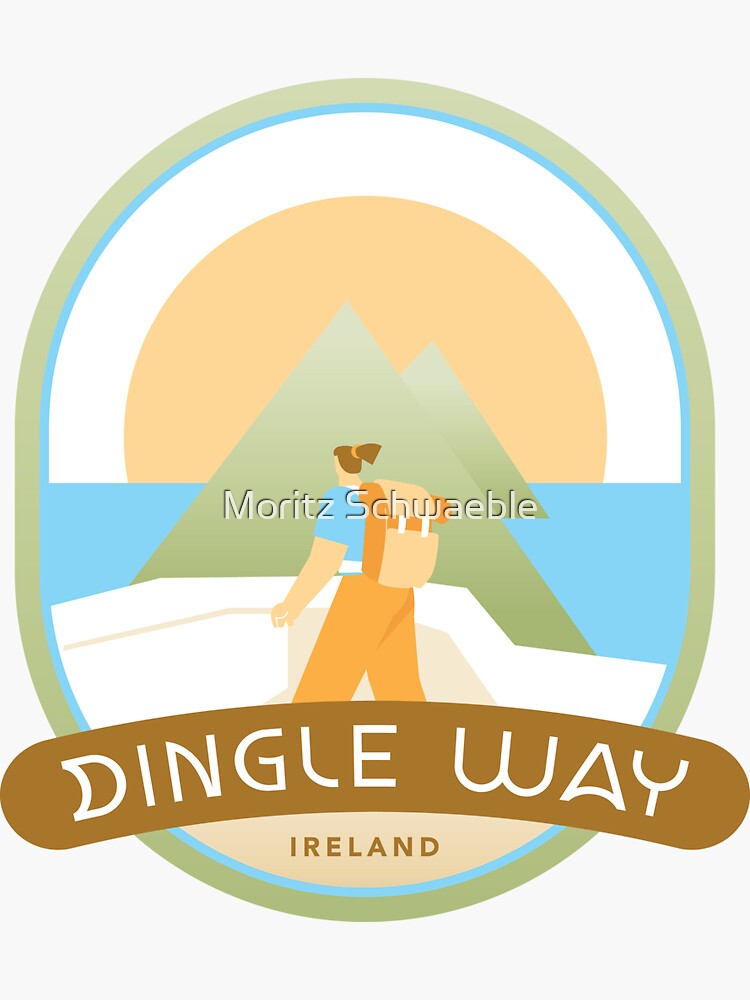 "Dingle Way – Ireland" Sticker for Sale by moritzschwaeble | Redbubble