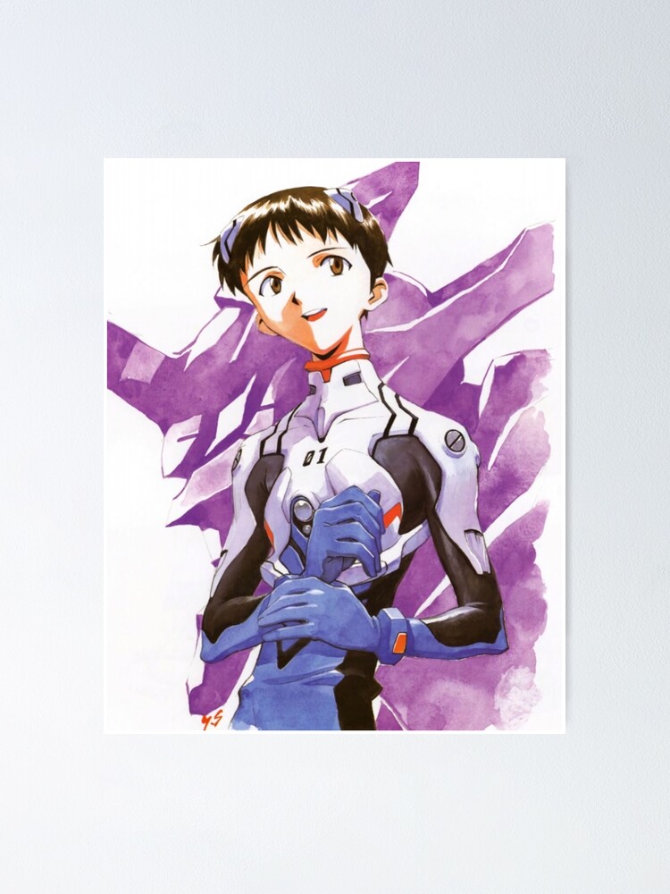 "Shinji Ikari" Poster for Sale by taroxstudio | Redbubble