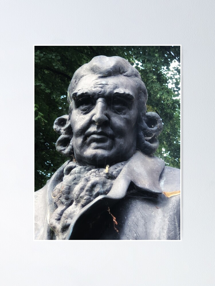 Póster «Parque Beacon de la estatua de Samuel Johnson» de SallyHammond ...