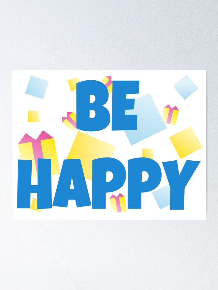 Póster «Sé feliz, Frases de arte pop, Frases inspiradoras, Frases ... Póster «Sé feliz, Frases de arte pop, Frases inspiradoras, Frases ...