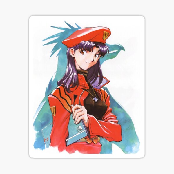 "Misato Katsuragi" Sticker for Sale by taroxstudio | Redbubble