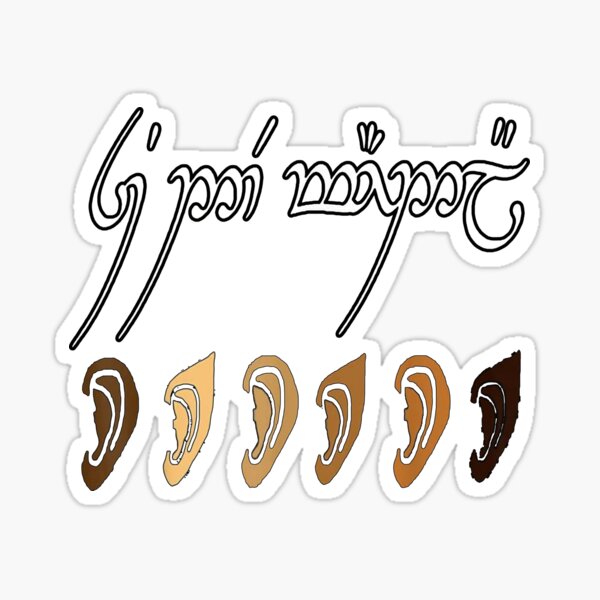 "You All Are Welcome Here Funny Ears" Sticker for Sale by NeopearL ...