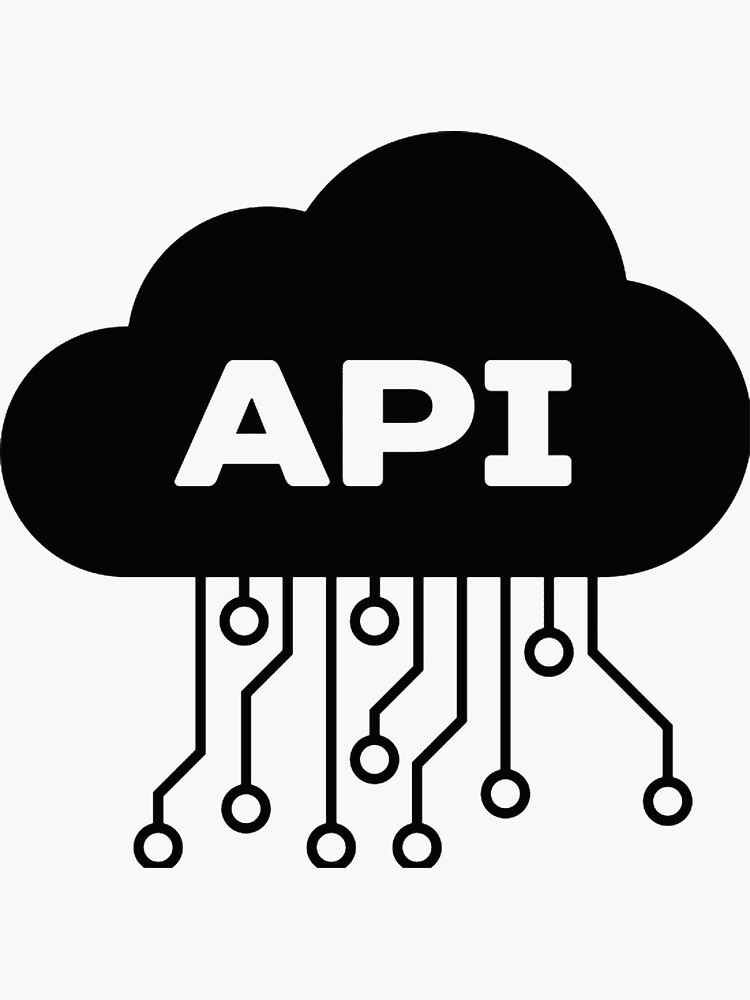 "API Cloud Icon" Sticker for Sale by ClassyGeek1 | Redbubble