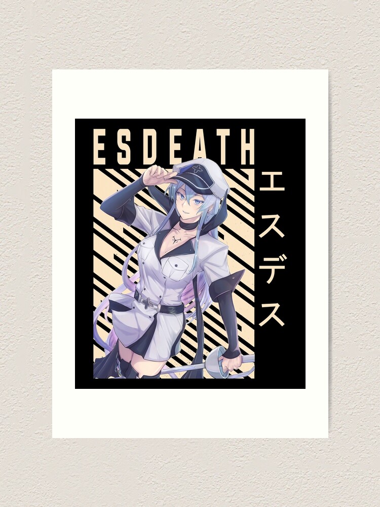 "Esdeath - Akame Ga Kill" Art Print for Sale by Ime-Art | Redbubble