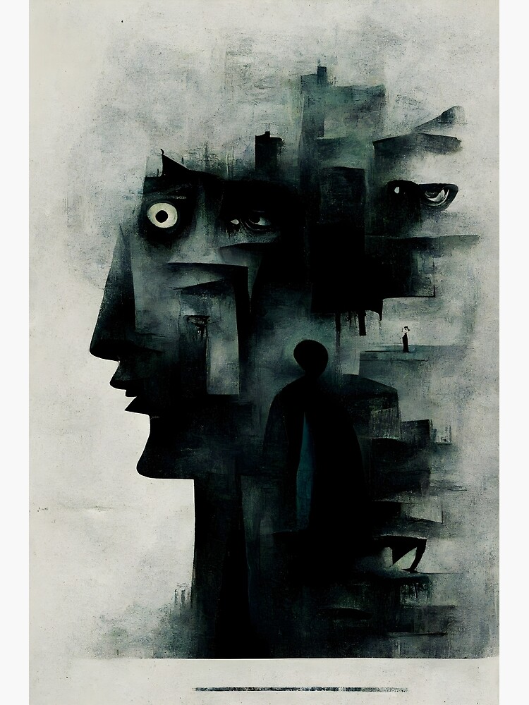 "Abstract Schizophrenia pt.2" Poster for Sale by RYaiART | Redbubble