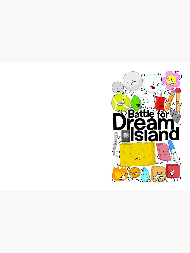 "BFDI Poster White" Hardcover Journal for Sale by jacknjellify | Redbubble