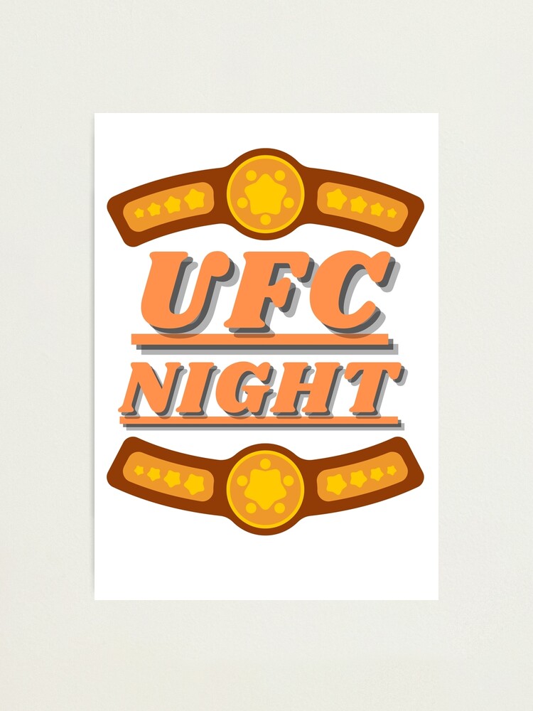 Lámina fotográfica «NOCHE DE UFC - PARTIDO DE UFC - MERCANCÍA DE UFC ...