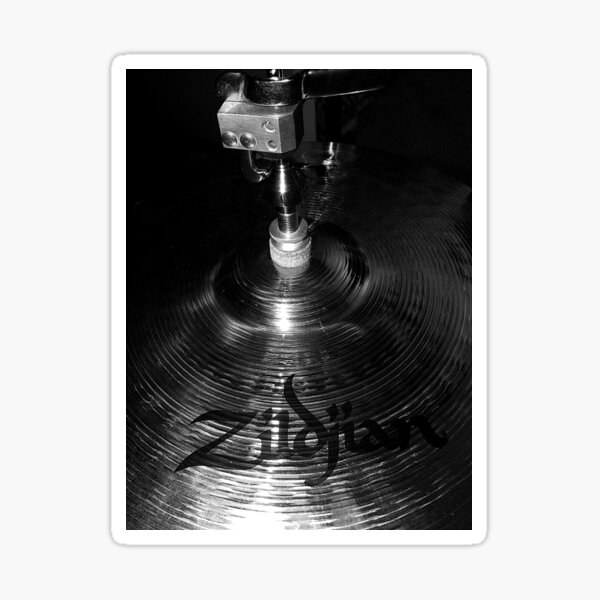 "Zildjian's are the best" Sticker for Sale by jammingene | Redbubble