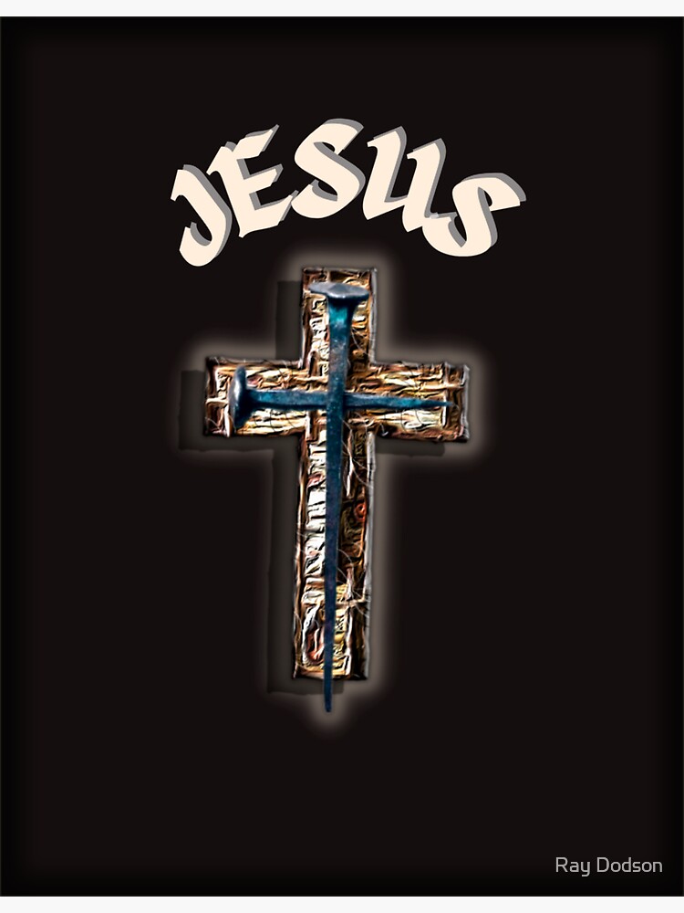 "Jesus posters and prints" Sticker for Sale by dodson234 | Redbubble