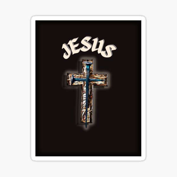 "Jesus posters and prints" Sticker for Sale by dodson234 | Redbubble