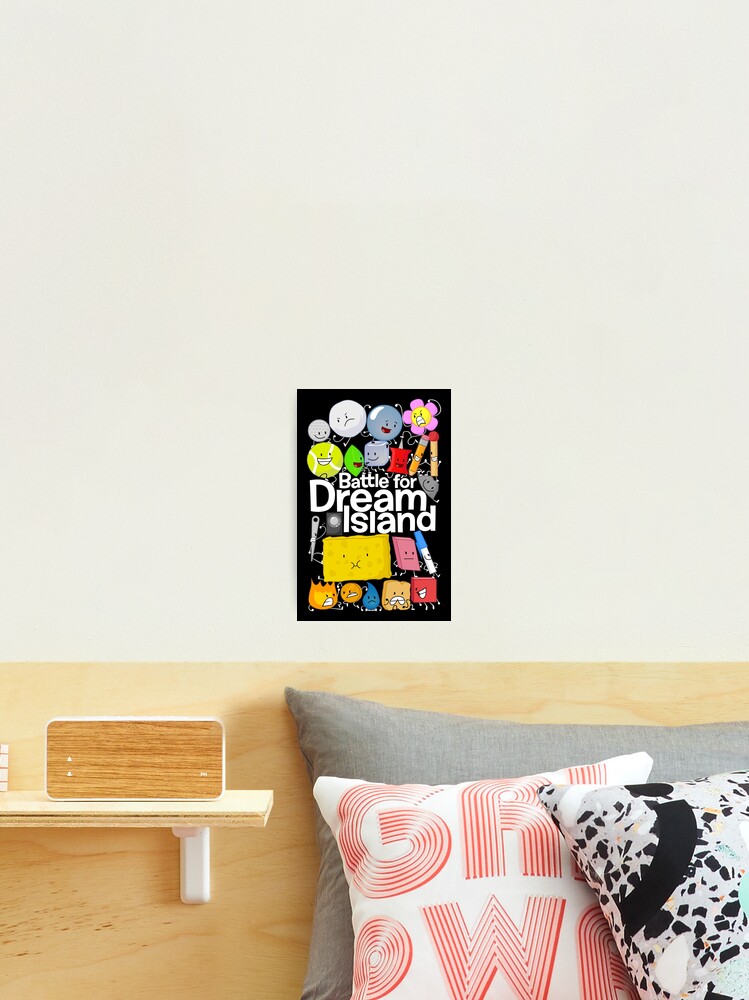 "BFDI Poster Black" Photographic Print for Sale by jacknjellify | Redbubble