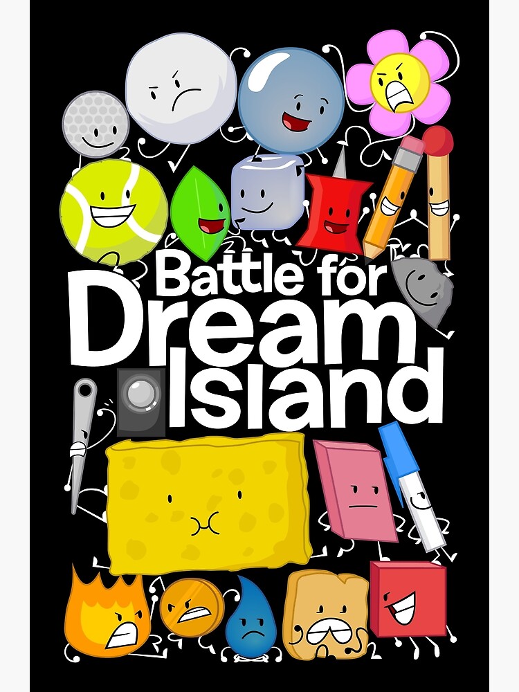 "BFDI Poster Black" Poster for Sale by jacknjellify | Redbubble