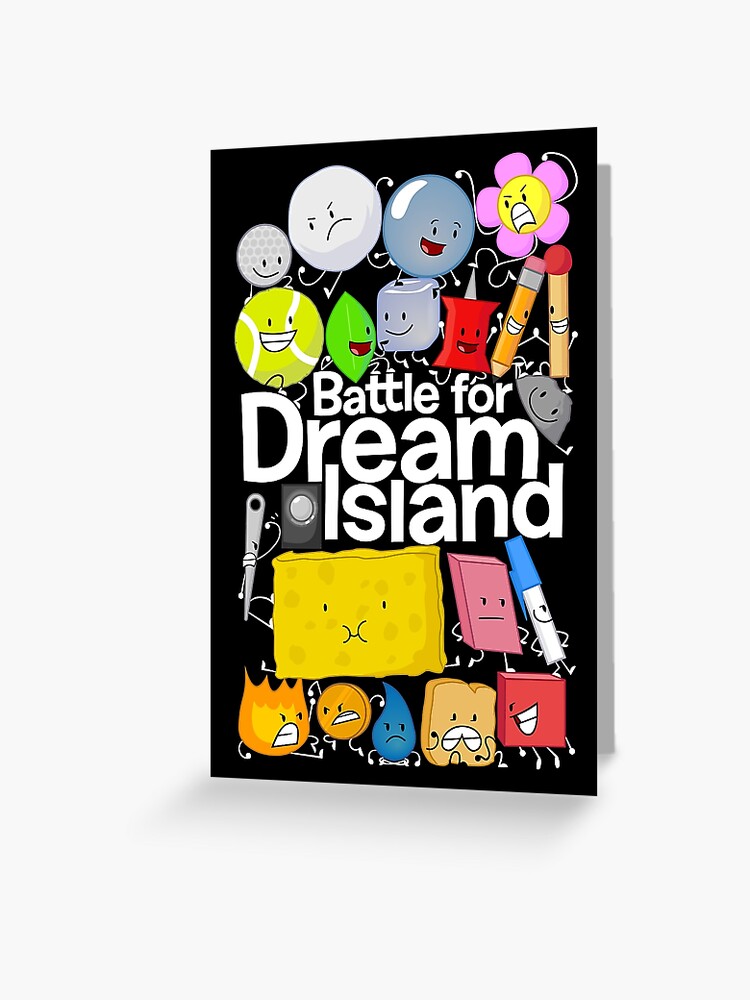 "BFDI Poster Black" Greeting Card for Sale by jacknjellify | Redbubble
