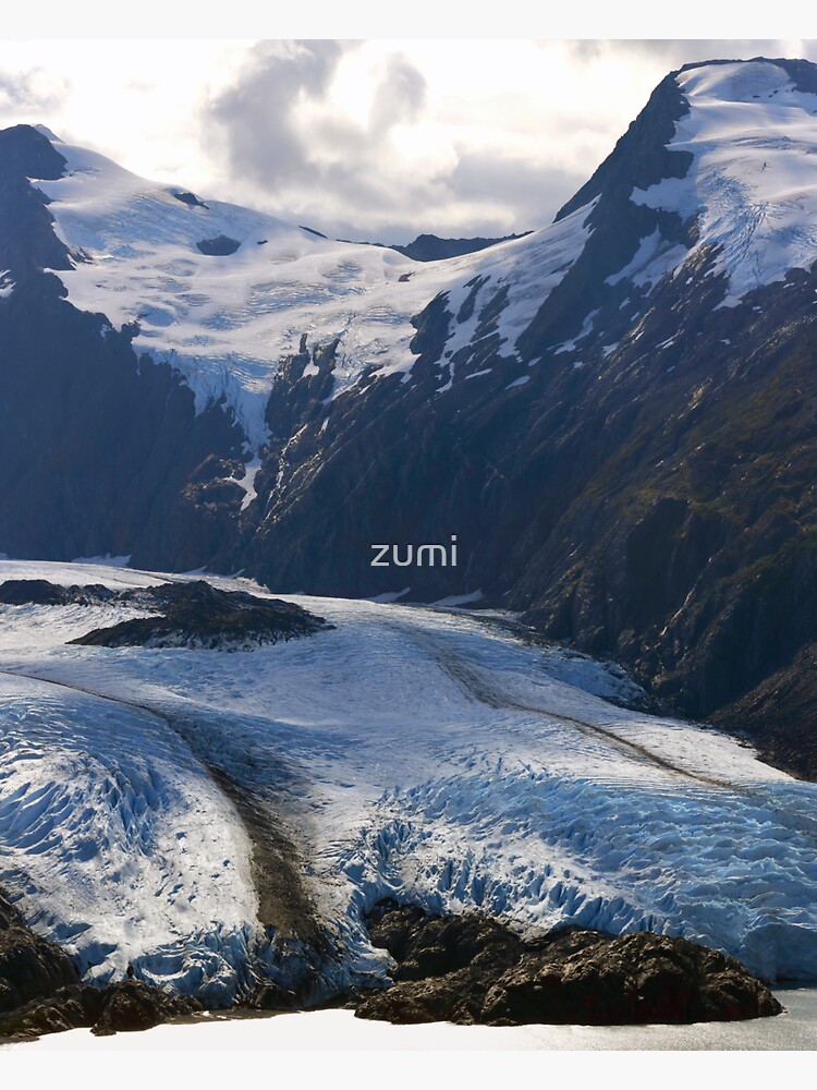 "Portage glacier" Sticker for Sale by zumi | Redbubble