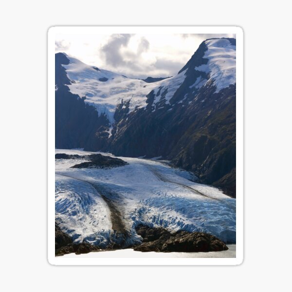 "Portage glacier" Sticker for Sale by zumi | Redbubble