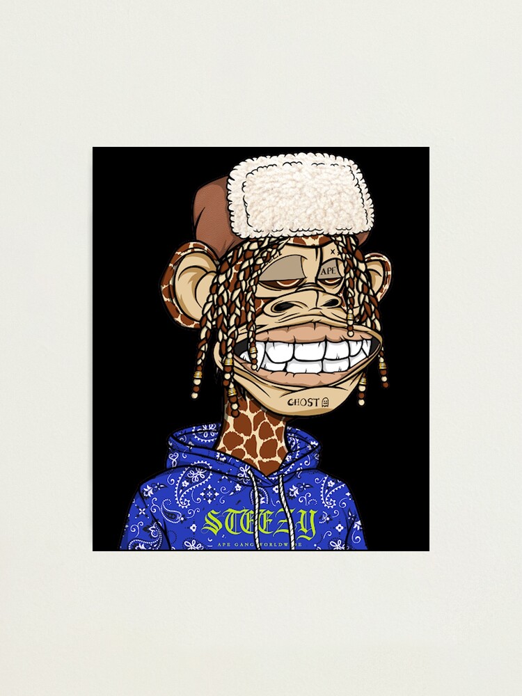 Lámina fotográfica «NFT mono como travis scott Bored Ape Yacht Club» de ...