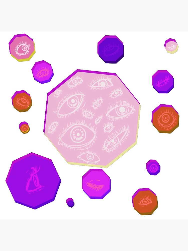 "Octagon Eyes" Poster for Sale by ShnoobDesign | Redbubble