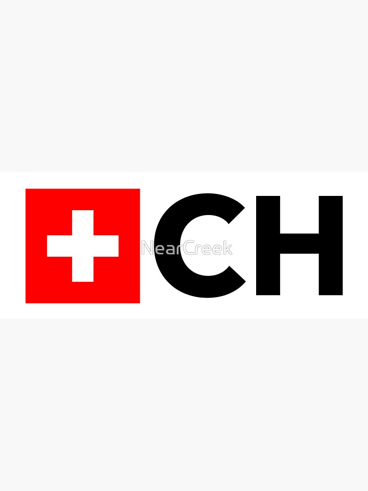 "Switzerland Flag CH 2-Letter Country Code Swiss Schweiz Suisse ...