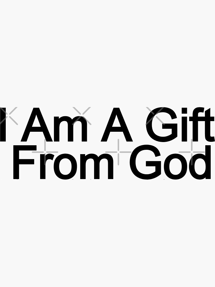"I Am A Gift From God - Psalm 127:3 - Modern Cute Inspirational ...