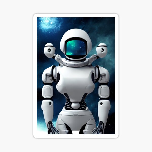 "Lightspeed Automaton" Sticker for Sale by UpsidedwnBruisr | Redbubble