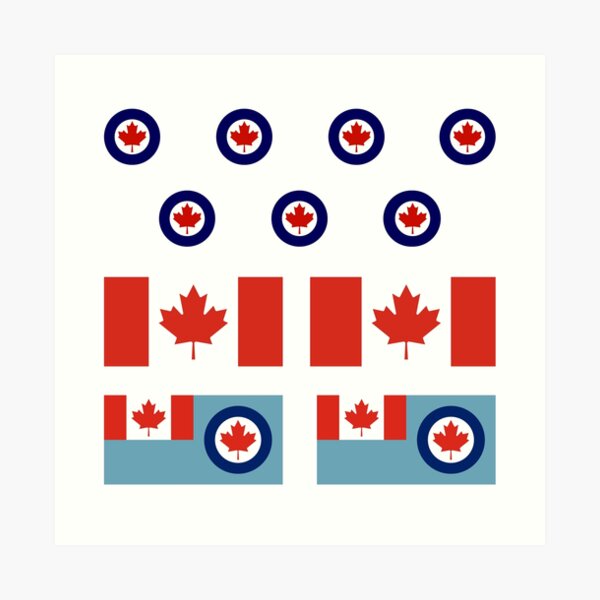 "Royal Canadian Air Force RCAF Military Roundel, Military Ensign and ...