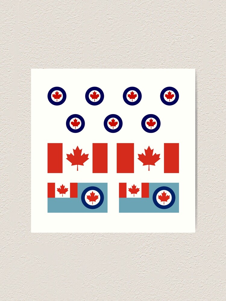 "Royal Canadian Air Force RCAF Military Roundel, Military Ensign and ...