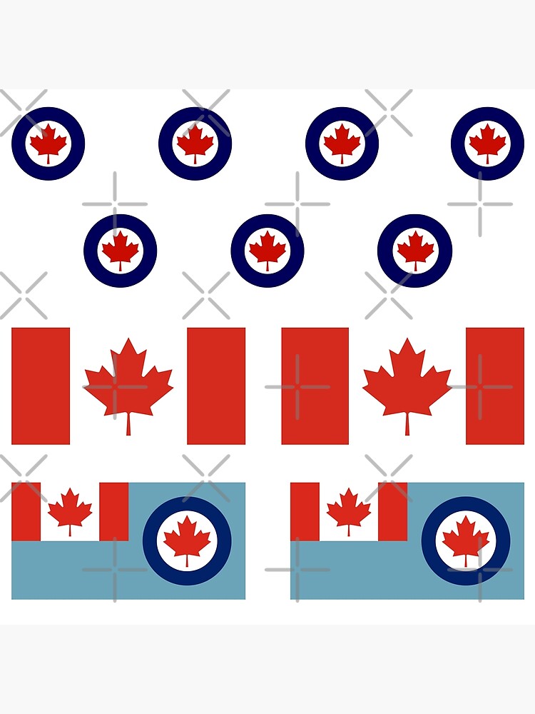 "Royal Canadian Air Force RCAF Military Roundel, Military Ensign and ...