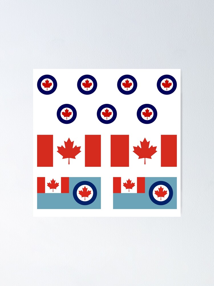 "Royal Canadian Air Force RCAF Military Roundel, Military Ensign and ...