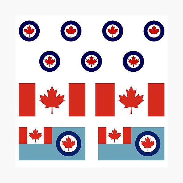 "Royal Canadian Air Force RCAF Military Roundel, Military Ensign and ...