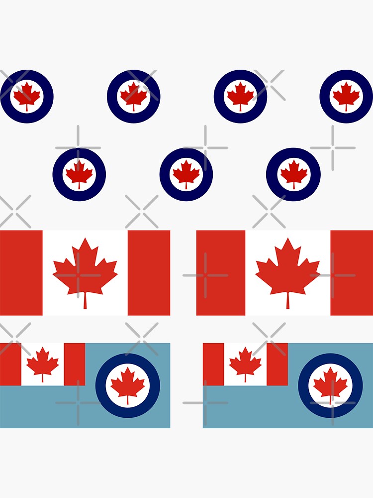 "Royal Canadian Air Force RCAF Military Roundel, Military Ensign and ...