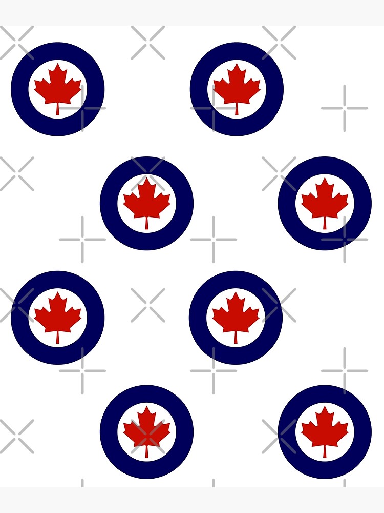 "Royal Canadian Air Force RCAF Military Roundel" Art Print for Sale by ...