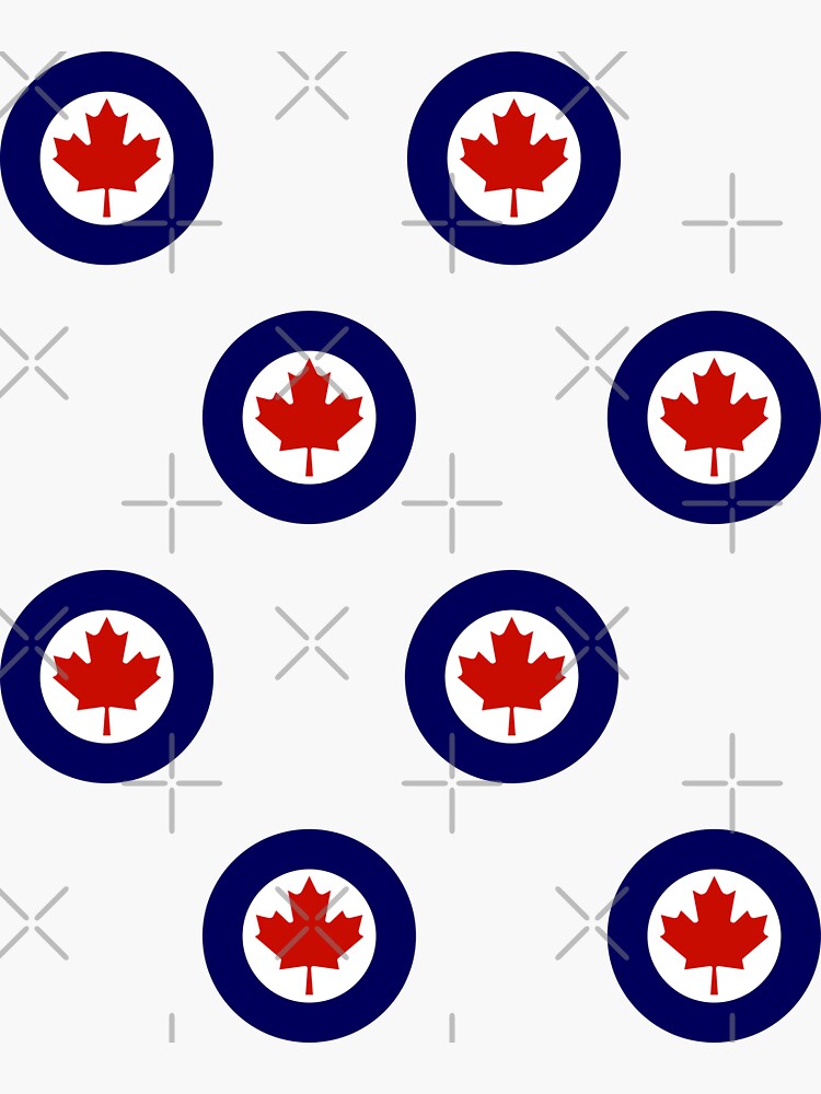 "Royal Canadian Air Force RCAF Military Roundel" Sticker for Sale by ...
