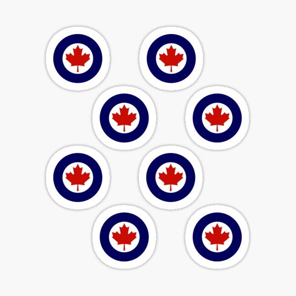 "Royal Canadian Air Force RCAF Military Roundel" Sticker for Sale by ...