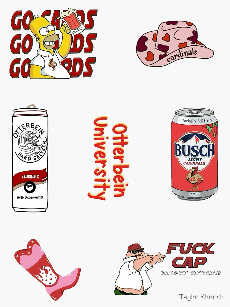 "Otterbein University Sticker Pack" Sticker for Sale by Taylor Wutrick ...