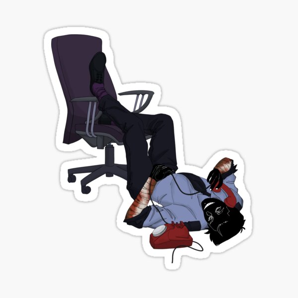 "Phone guy ! Five nights at freddys" Sticker for Sale by MrWalebones ...
