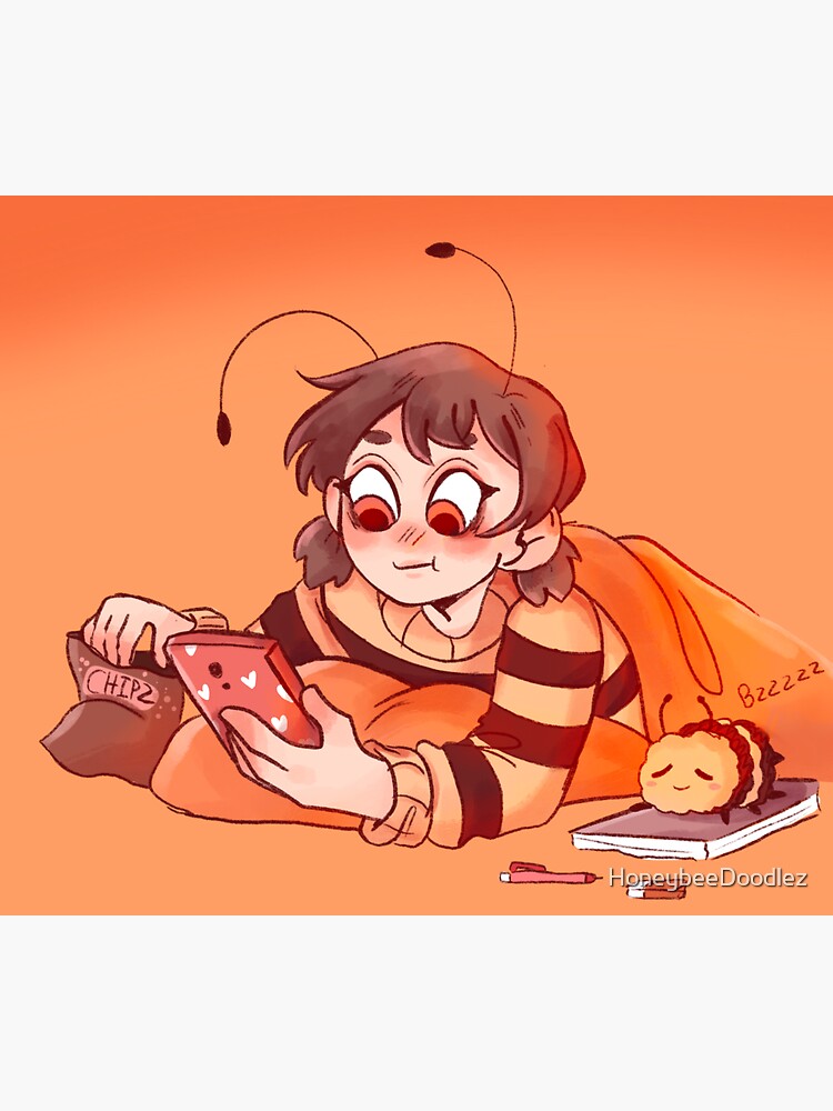 "Cozy Bee Day" Sticker for Sale by HoneybeeDoodlez | Redbubble
