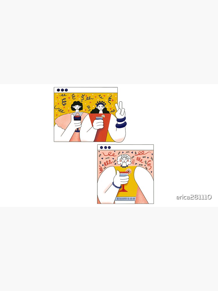 "Happy Theme" Sticker for Sale by erica281110 | Redbubble