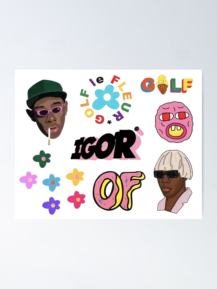 "Tyler The Sticker Pack" Poster for Sale by leonardmorana | Redbubble