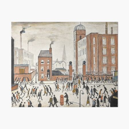 "Art print by L S Lowry" Art Board Print for Sale by buzztop | Redbubble